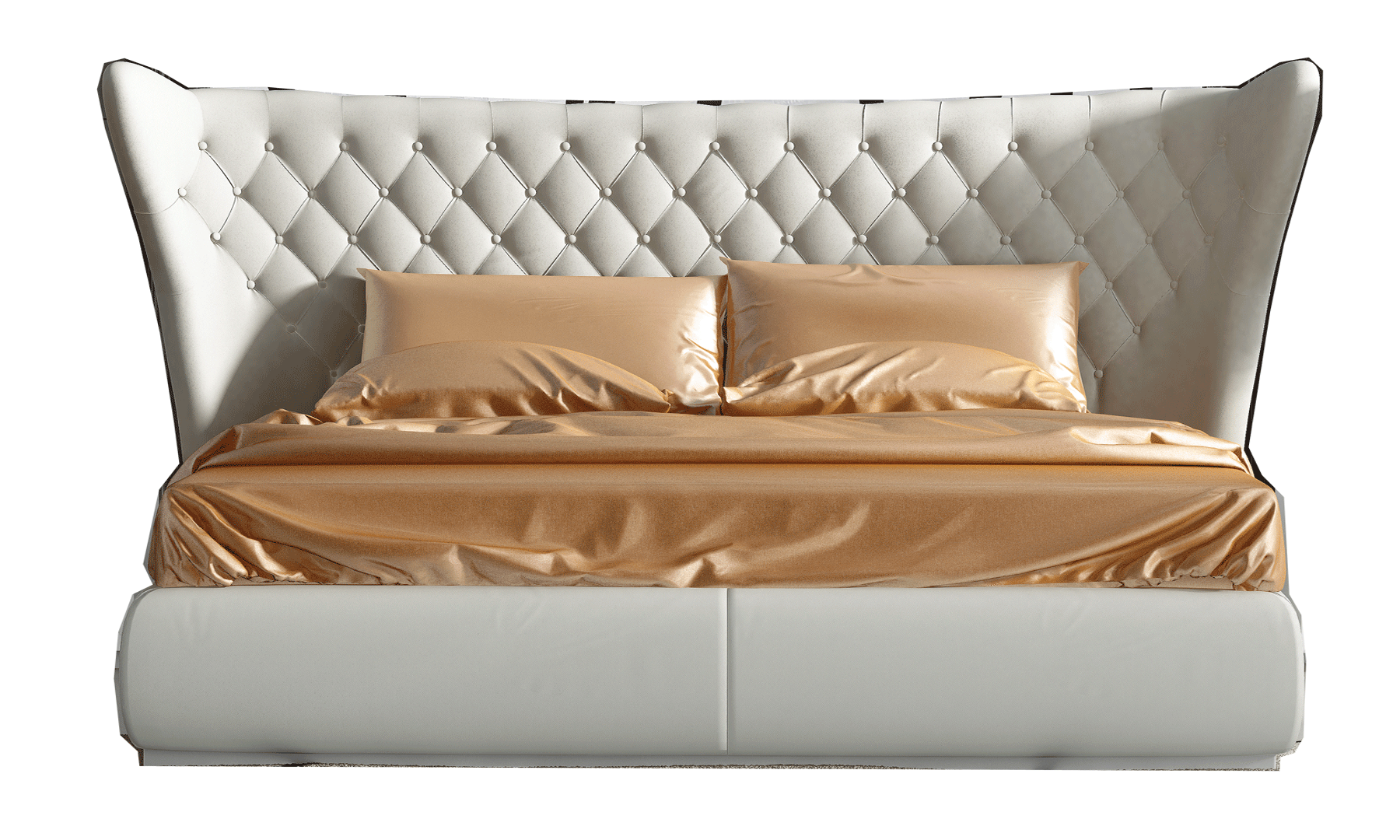 Miami King Size Bed White | Furniture store "Bravohome" - sale of ...